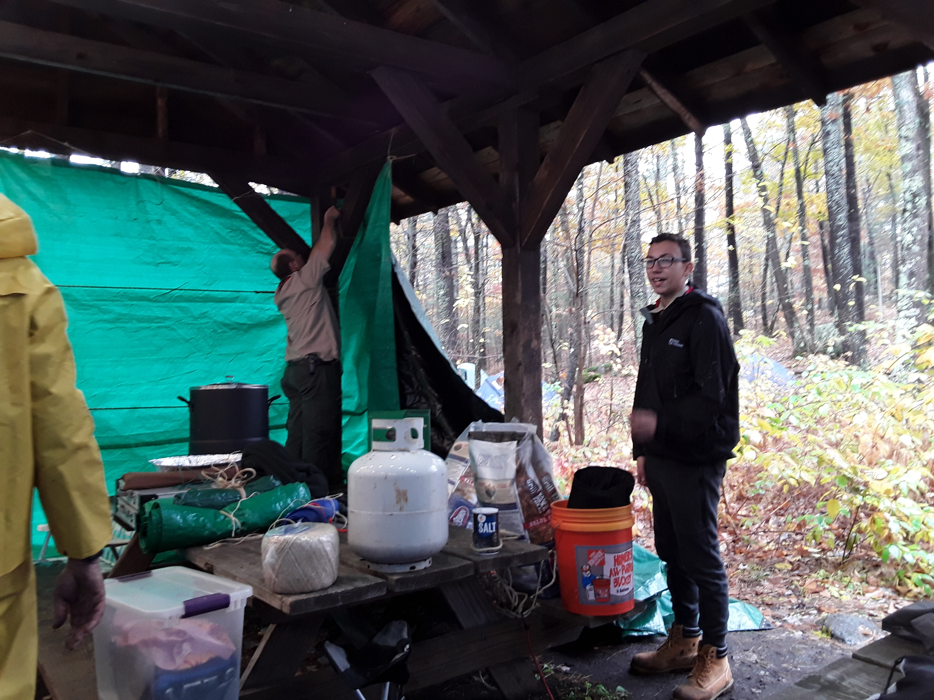 Troop 30 celebrates Thanksgiving at Camp Carpenter (a few weeks early ...